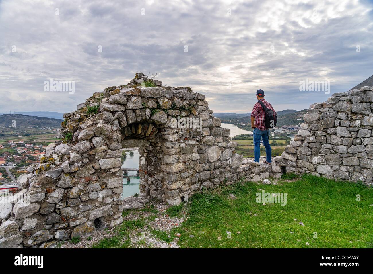 The Ancient Rozafa Castle in Shkoder Albania Stock Photo - Alamy