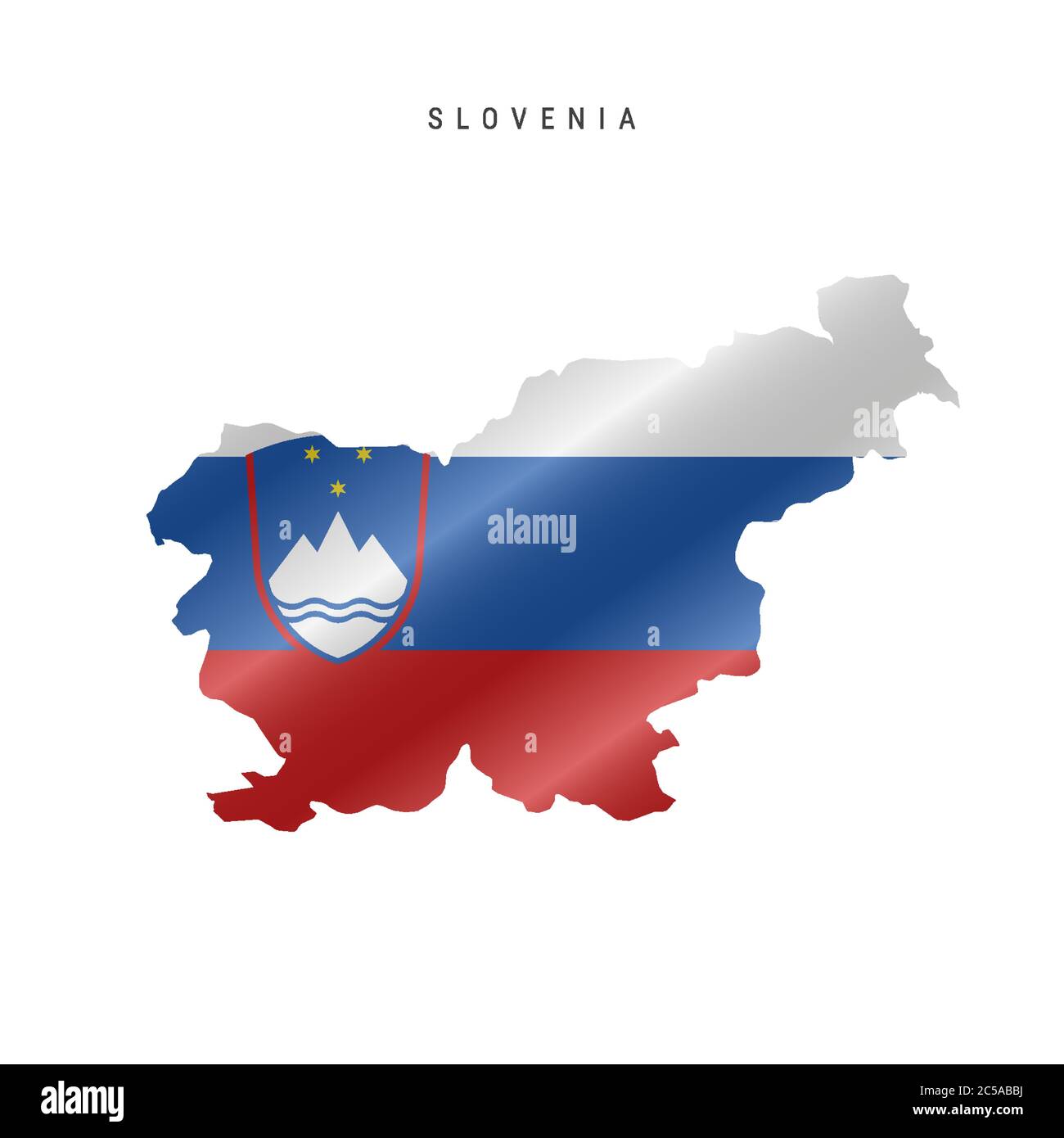 slovenia map flag