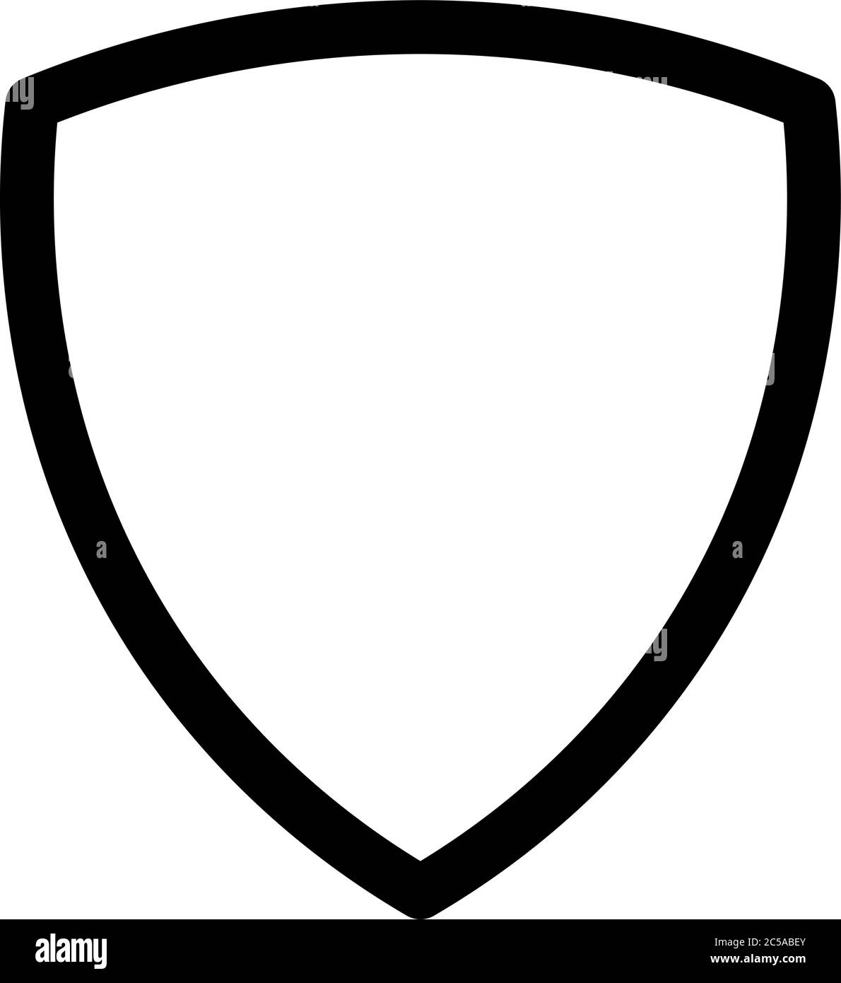 Round Shield Silhouette