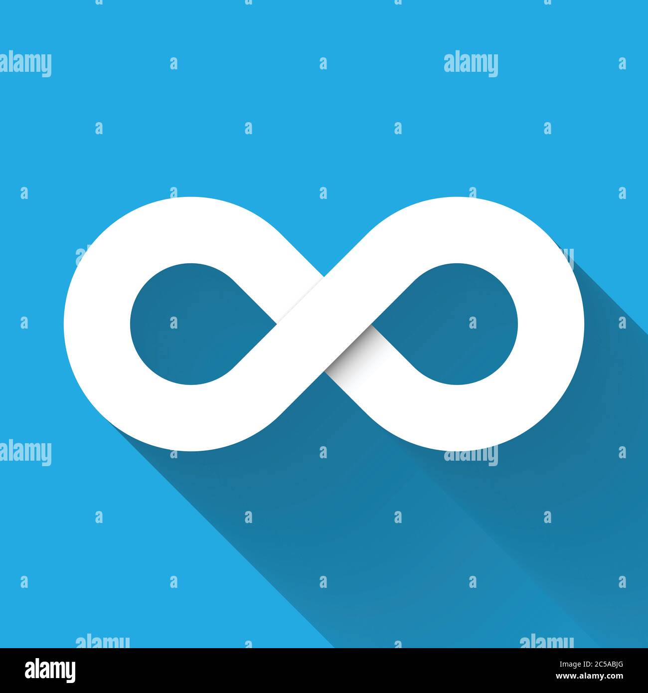 Infinity symbol icon. Concept of infinite, limitless and endless ...