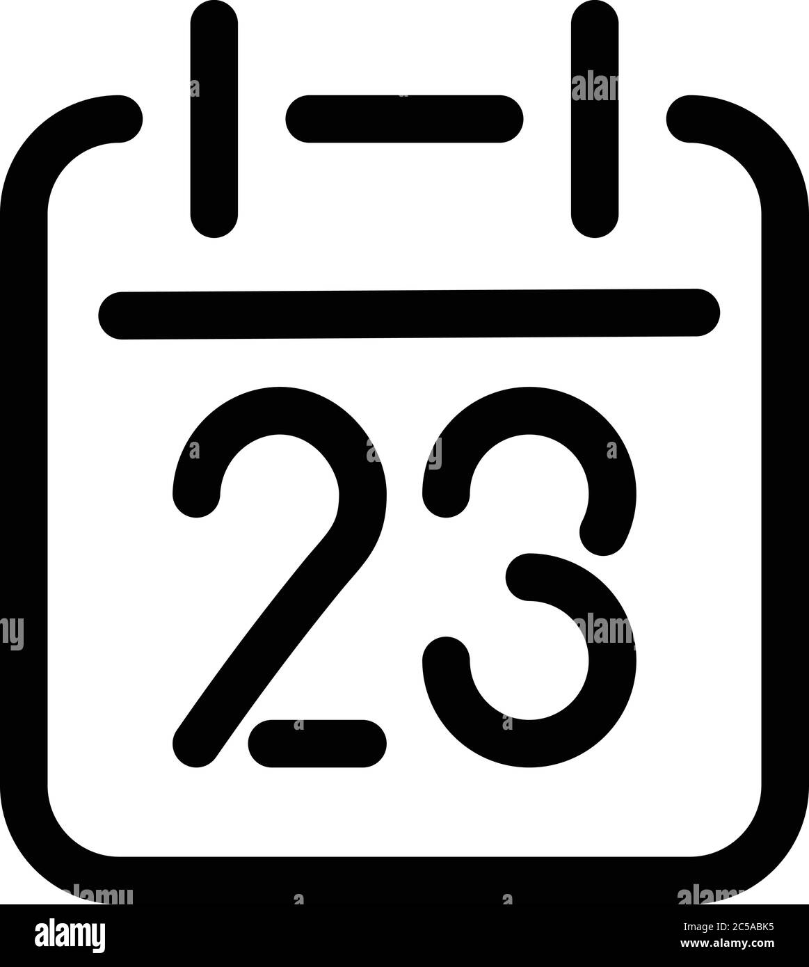 Calendar or schedule icon. Symbol of planning events and meetings or ...