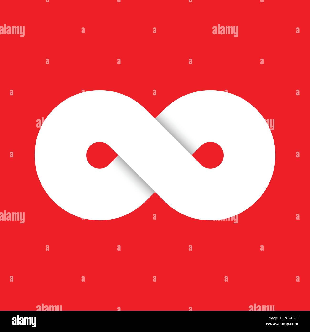 Infinity symbol icon. Representing the concept of infinite, limitless ...