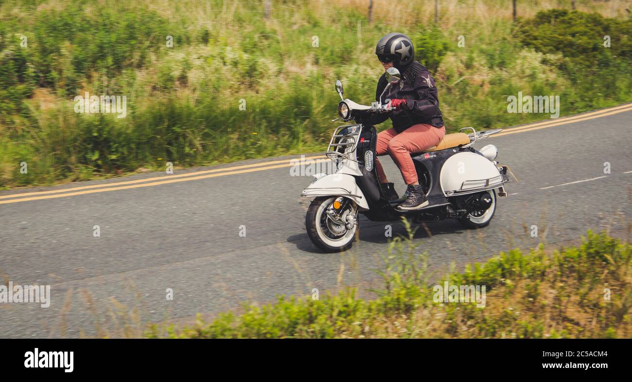 2020 Silver Lexmoto Milano 125cc Scooter Stock Photo - Alamy