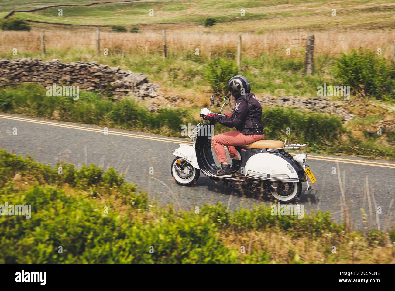 2020 Silver Lexmoto Milano 125cc Scooter Stock Photo - Alamy