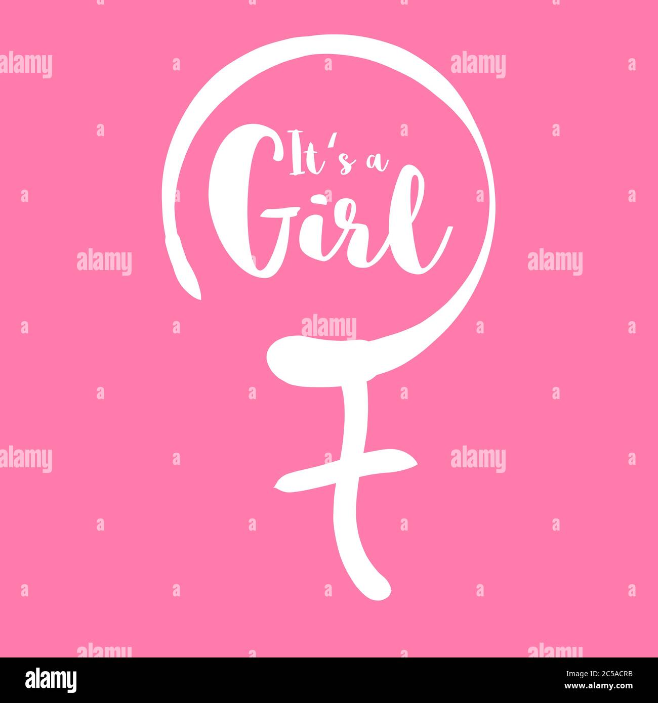 Girl text on white Stock Vector Images - Alamy