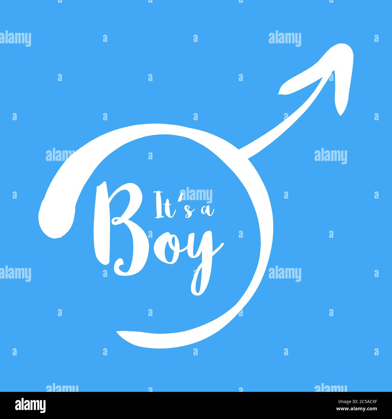 Boy text on blue Stock Vector Images - Alamy