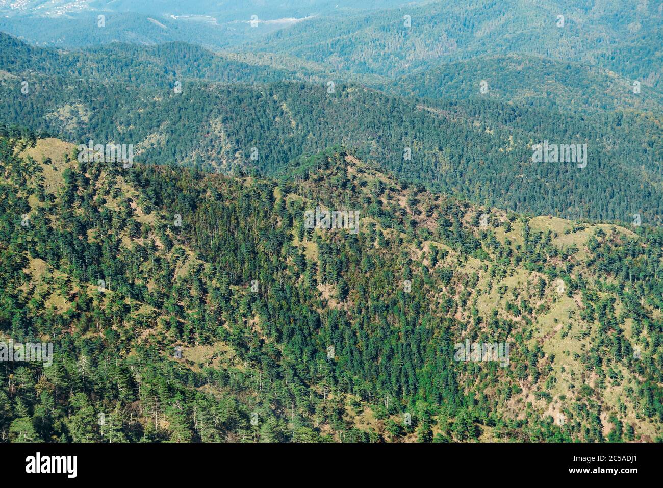 Konjuh Mountain in northeastern Bosnia,beautiful colorful scenery in ...