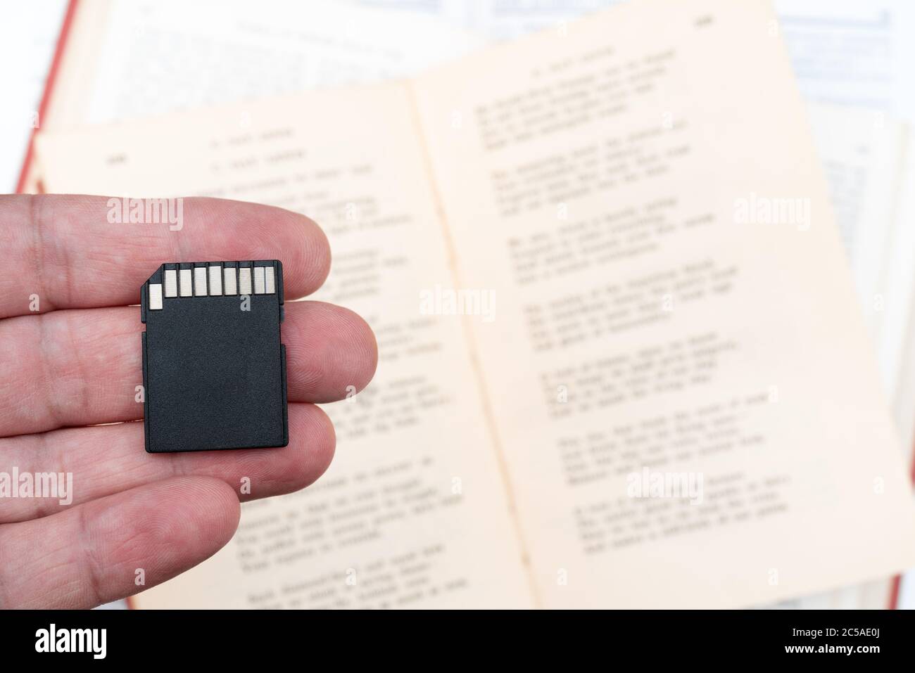 Memory cards for gadgets. Modern storage devices. Digital recording of ...