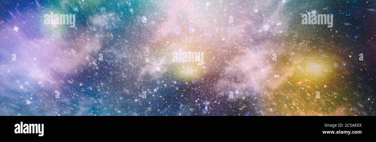 Stellar nebula and cosmic dust, cosmic gas clusters and constellations ...