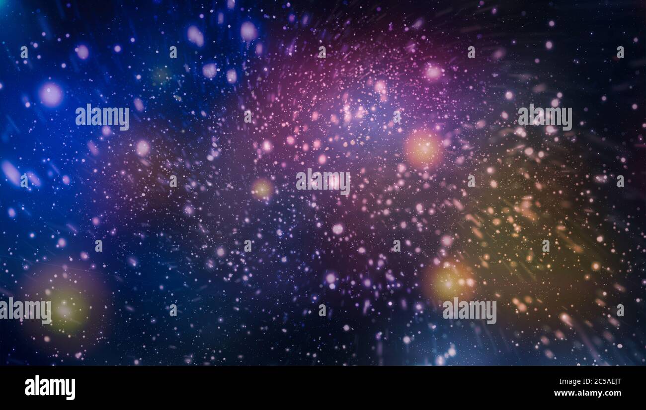 Colorful Starry Night Sky Outer Space background, Starry outer space ...