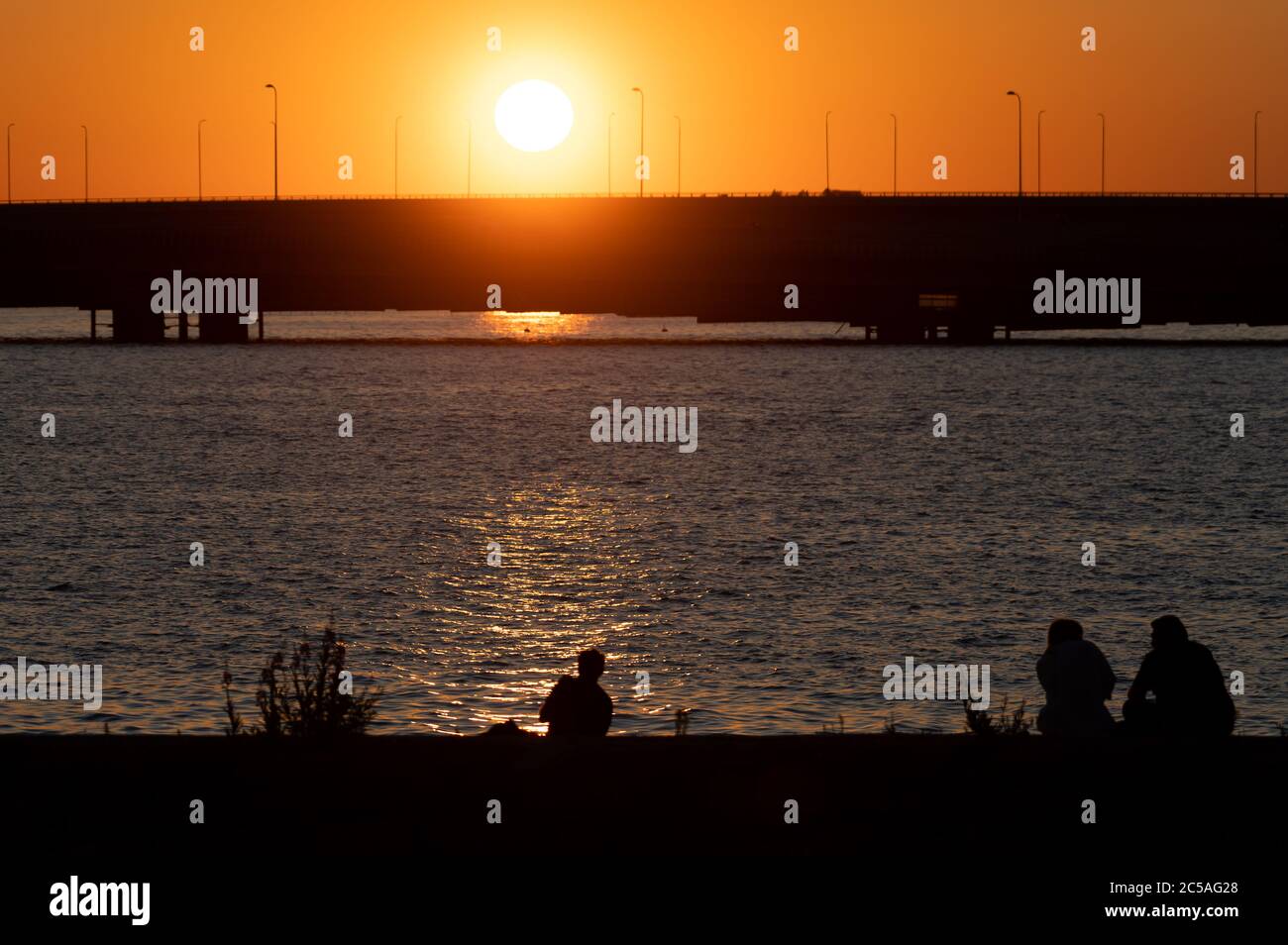 Helsinki / Finland - JUNE 26, 2020: Silhouettes of happy people ...