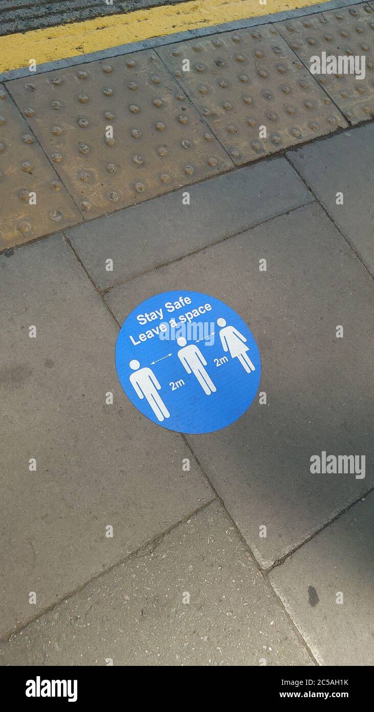 Stay safe leave space hi-res stock photography and images - Alamy