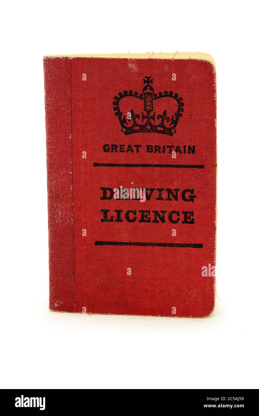 Old driving licence hi-res stock photography and images - Alamy
