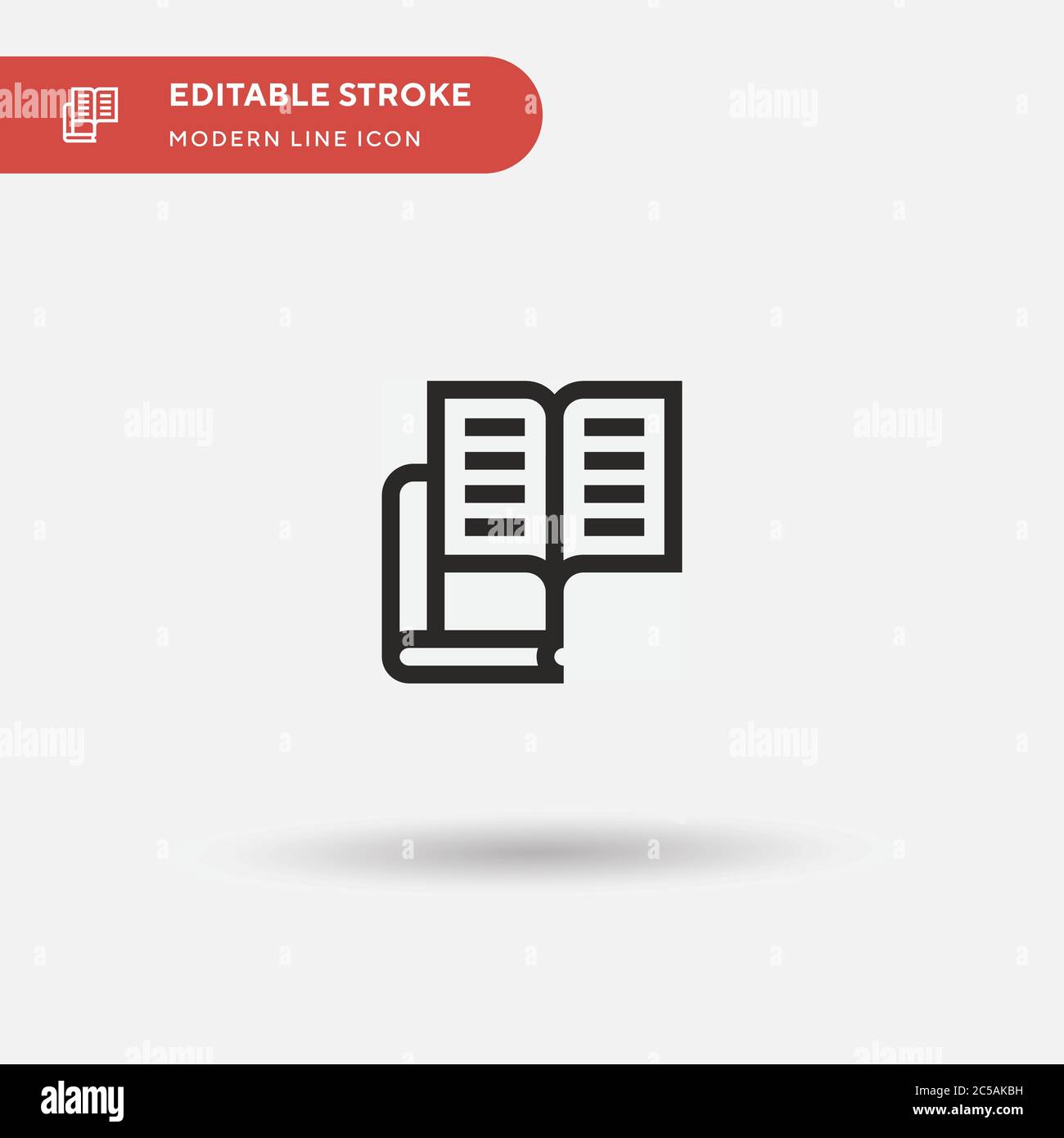 Literature Simple vector icon. Illustration symbol design template for ...