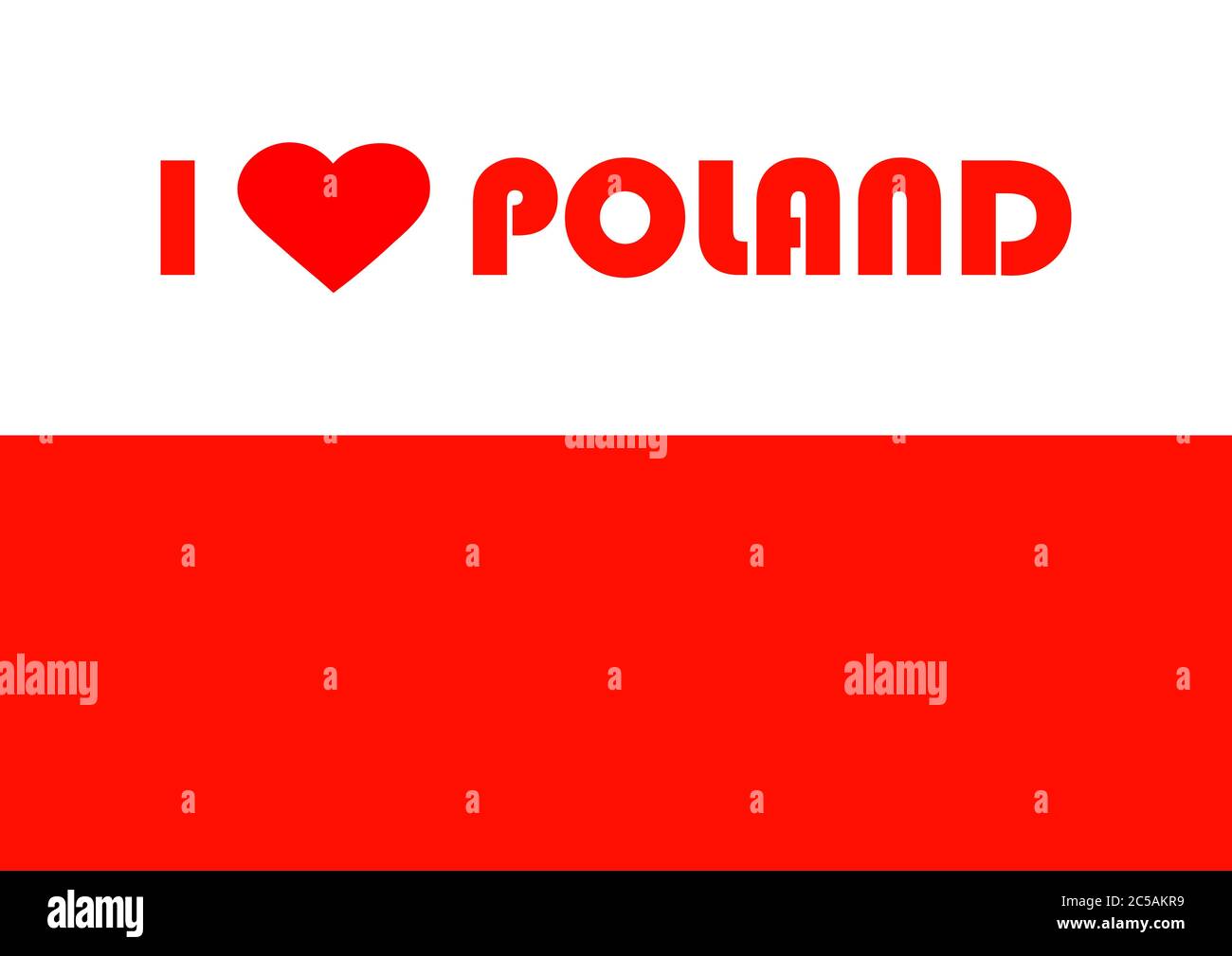 The national flag of Poland in red and white colors Stock Vector Image ...