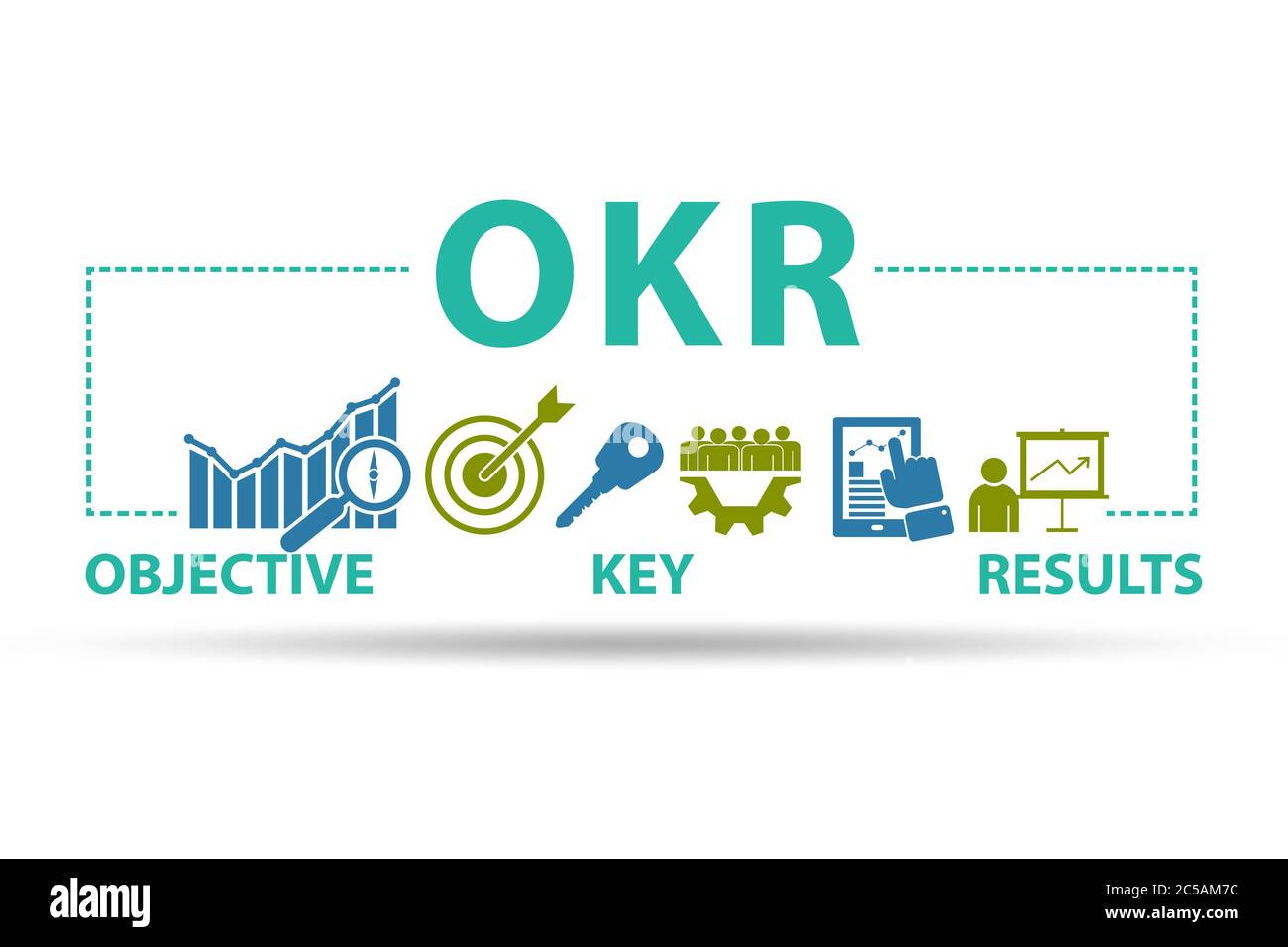 Okr icon Cut Out Stock Images & Pictures - Alamy