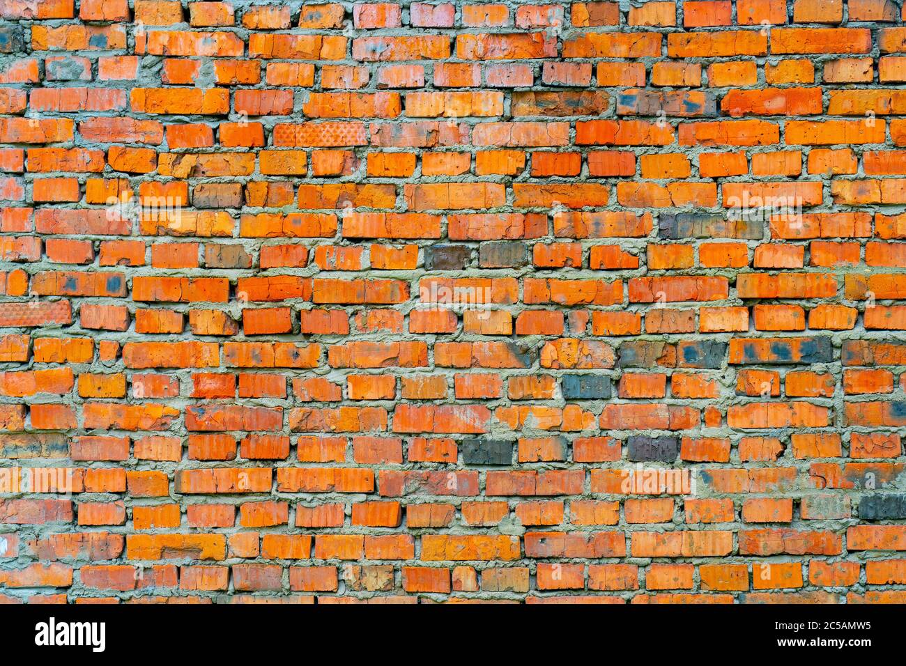 Red brick wall. Exterior of an old building. Vintage interior texture ...
