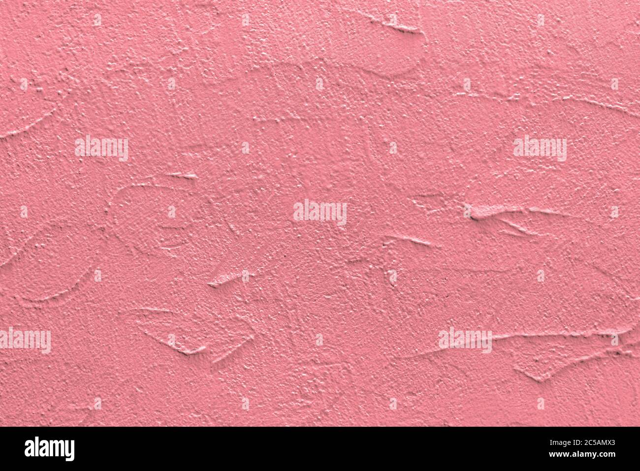 Pink stucco texture. Architectural abstract background. Pink wall of ...