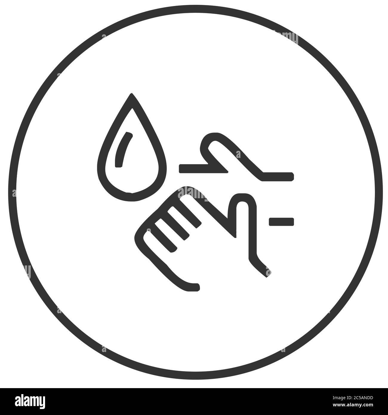 Vector illustration wash clean Black and White Stock Photos & Images ...