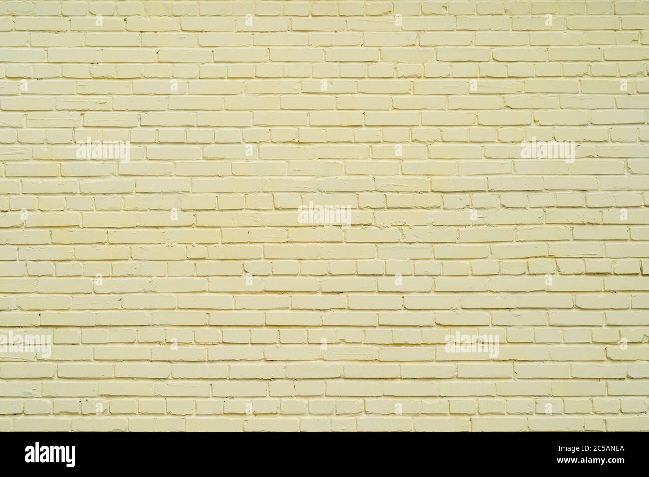 Yellow brick wall. Exterior of an old building. Antique interior ...