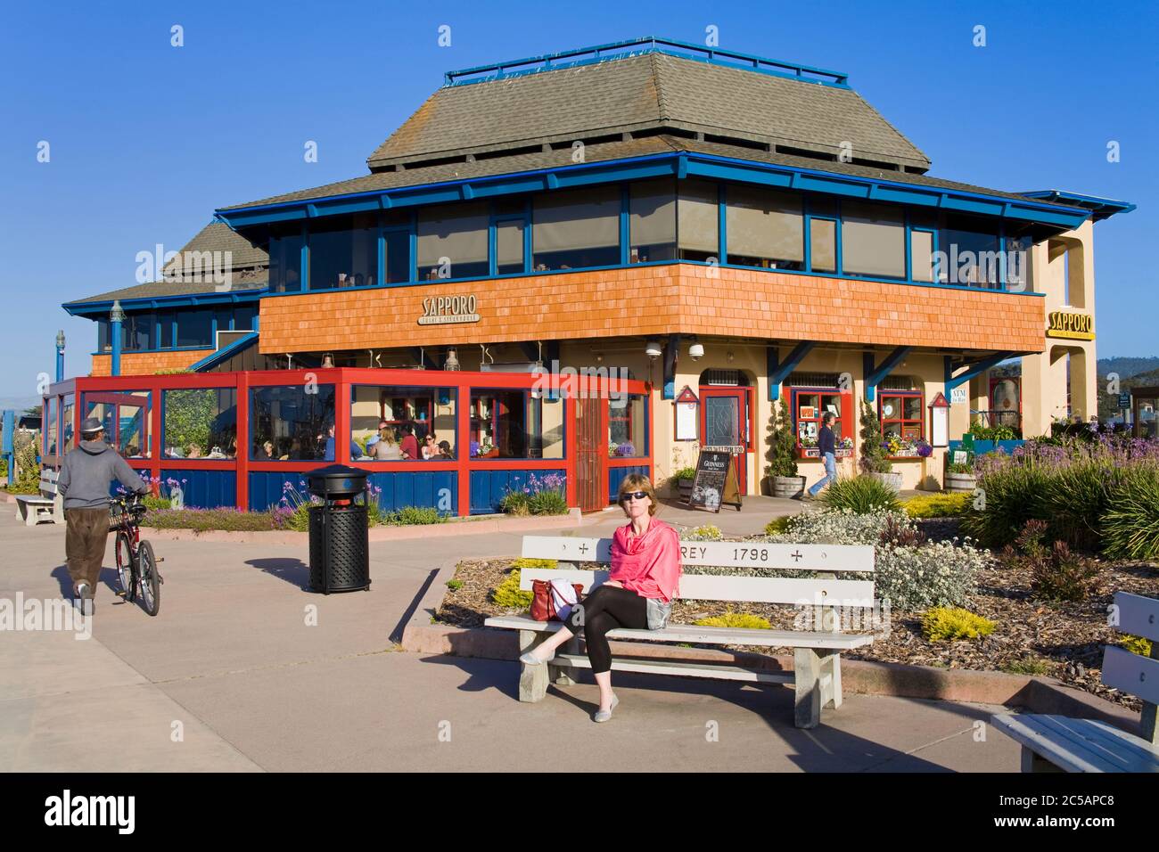 London Bridge Pub at Fisherman's Wharf,Monterey,California,USA (model ...