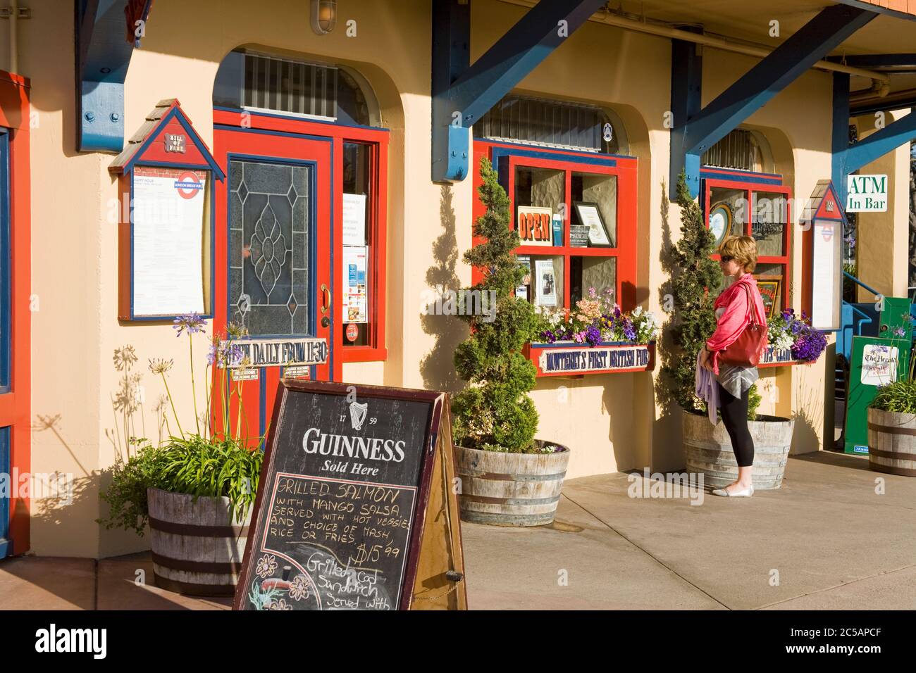 London Bridge Pub at Fisherman's Wharf,Monterey,California,USA (model ...