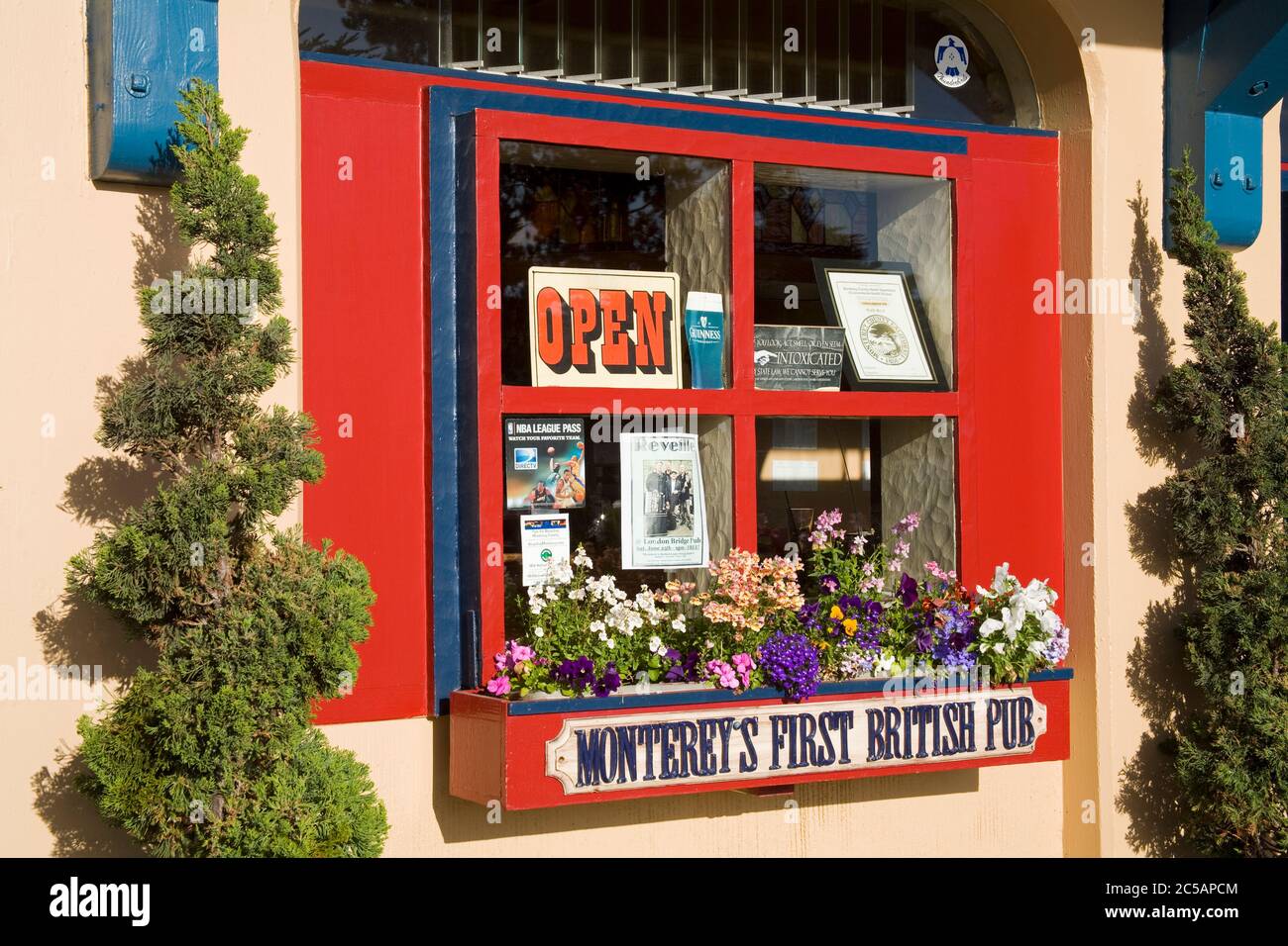 London Bridge Pub at Fisherman's Wharf,Monterey,California,USA Stock ...