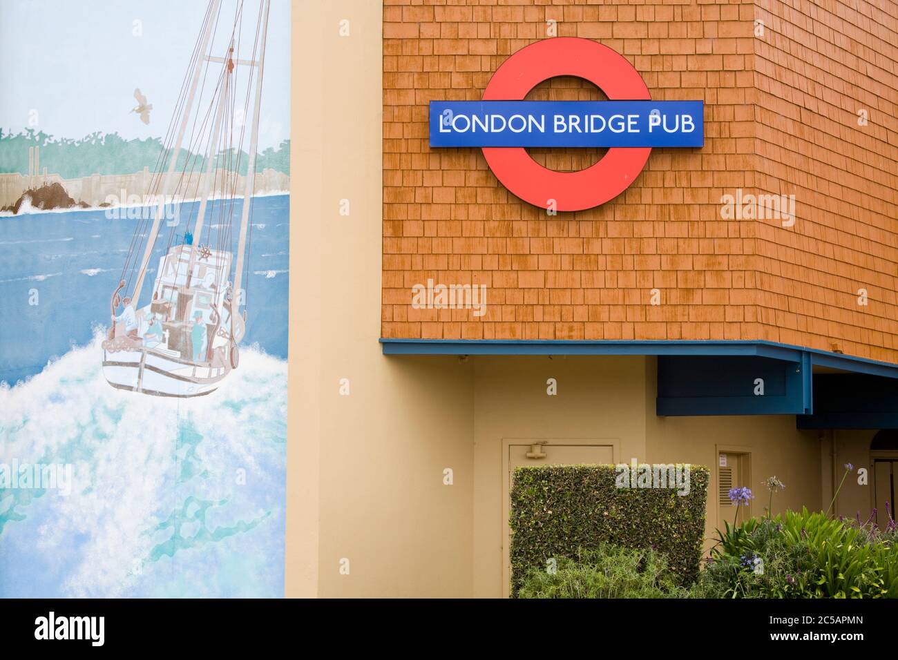 London Bridge Pub at Fisherman's Wharf,Monterey,California,USA (model ...