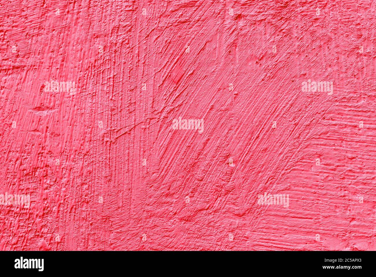 Pink stucco texture. Architectural abstract background. Pink wall of ...
