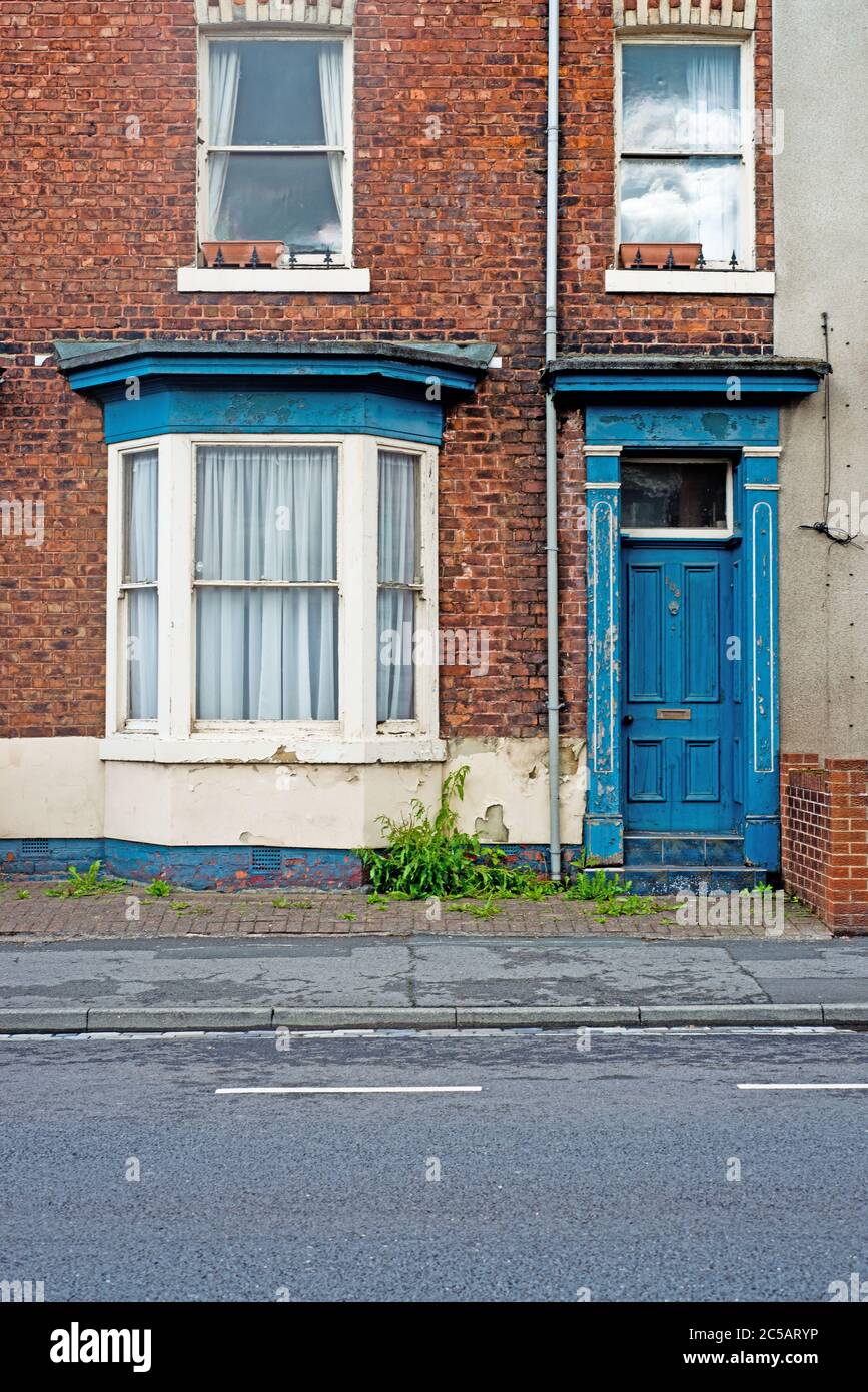 Run Down Terrace House, Westbourne Terrace, Hartlepool, North East ...