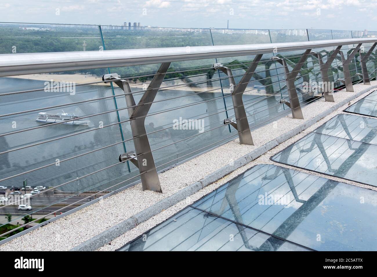 Pedestrian Bridge Railing