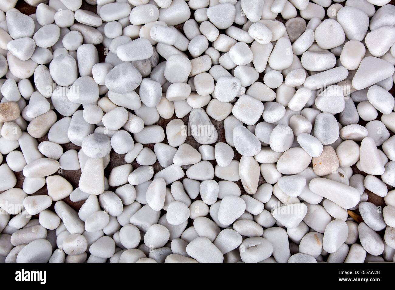 pebble texture white smooth round stone top view close up Stock Photo ...