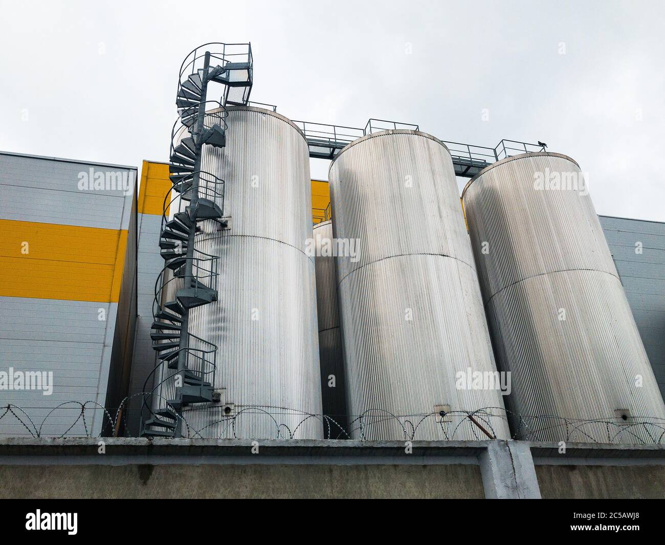 Storage tank spiral staircase hi-res stock photography and images - Alamy