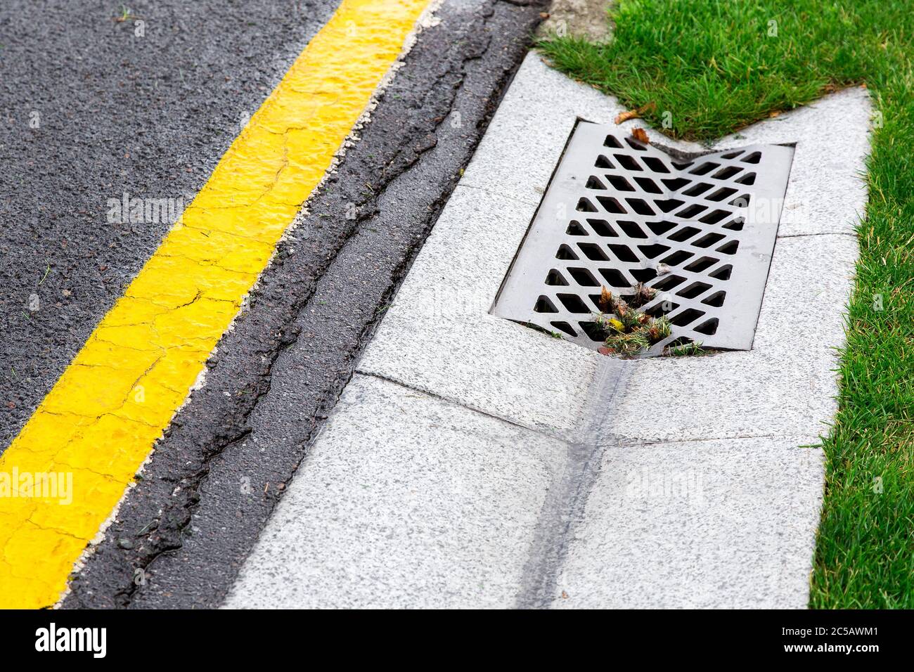 Concrete rainwater canal hi-res stock photography and images - Alamy
