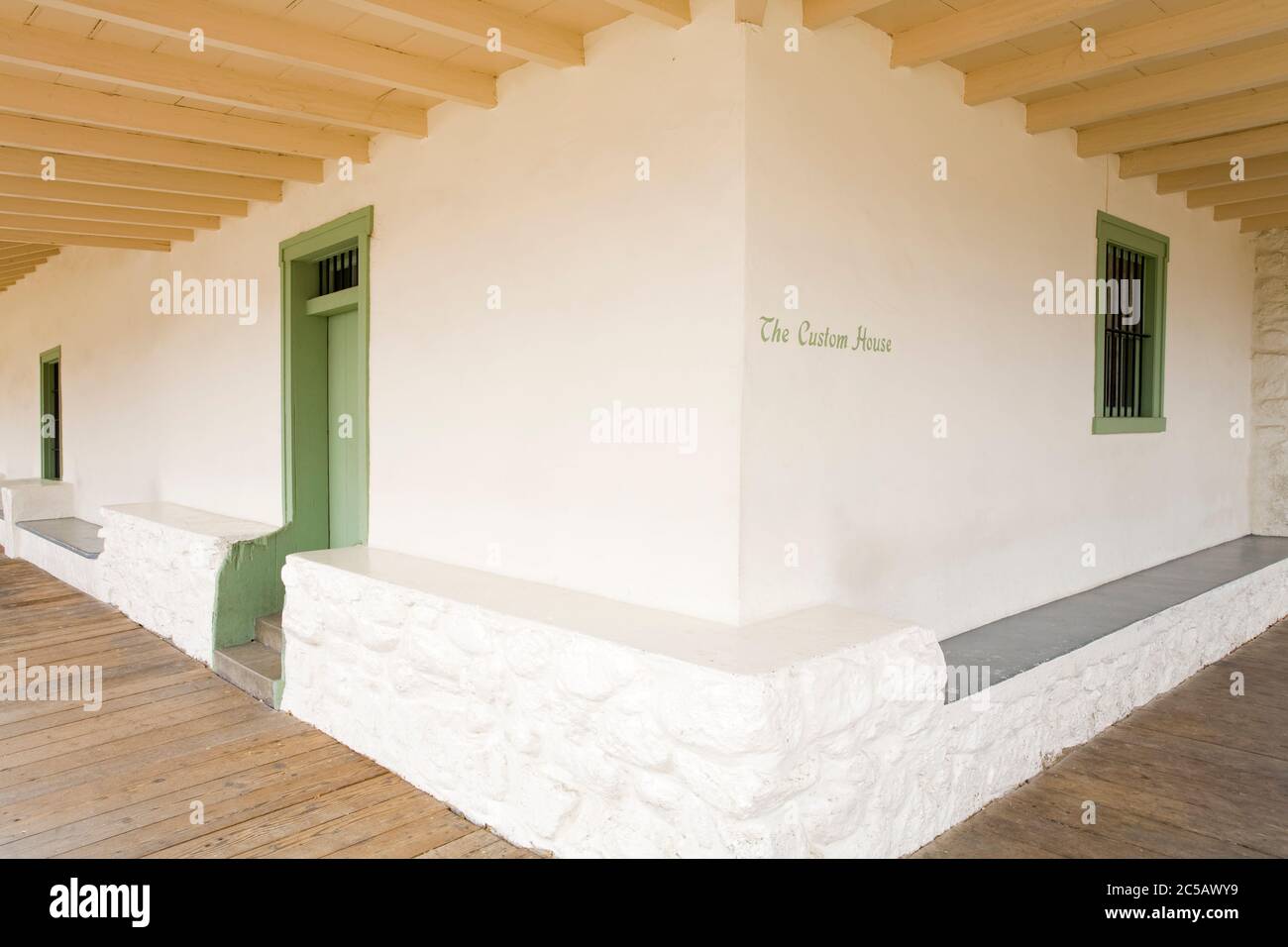 Custom House in Monterey State Historic Park,California,USA Stock Photo ...
