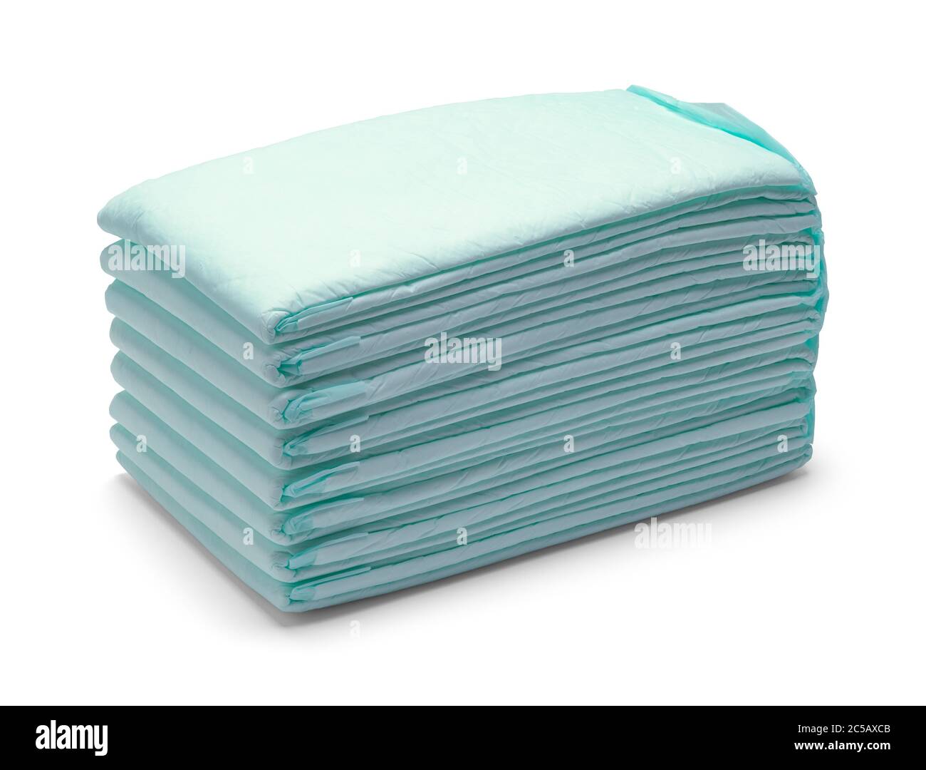Urine Diaper Pads Isolted on White Background Stock Photo - Alamy