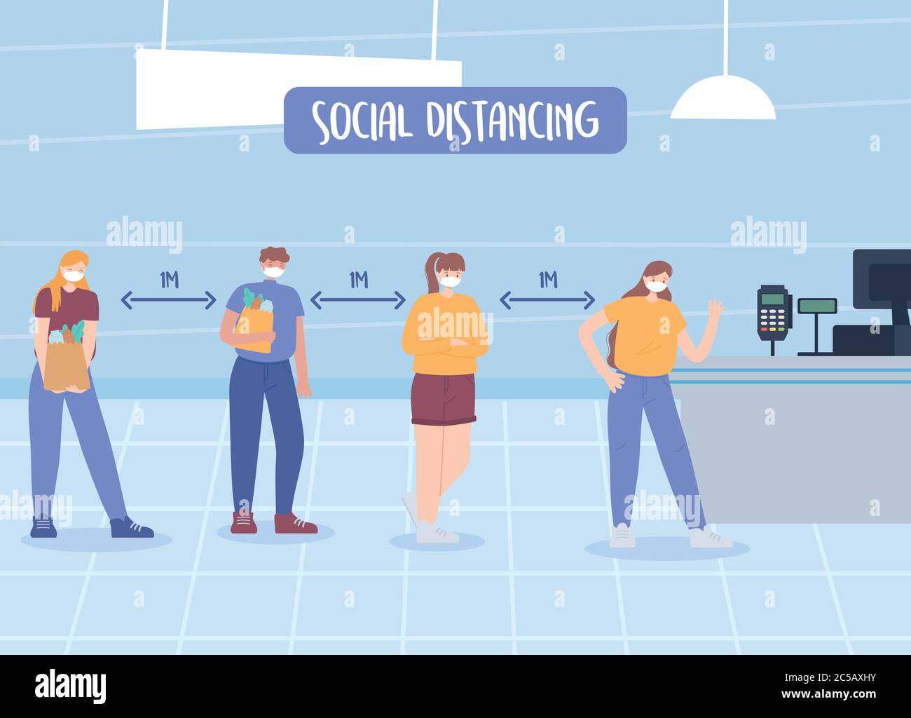 covid 19 coronavirus social distancing prevention, maintain a safe ...