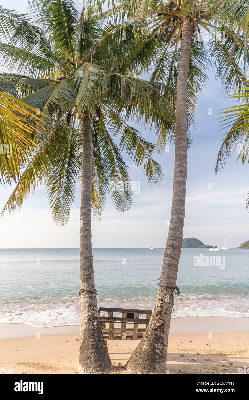 Beautiful tropical beach, Located Koh Mak Island , Thailand Stock Photo ...