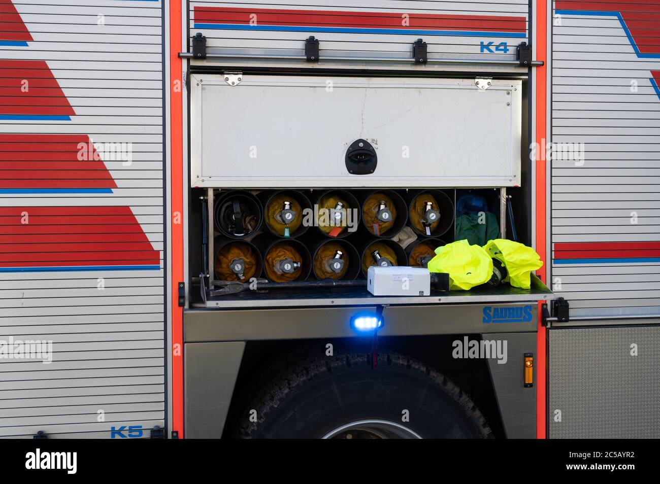 Fire department equipment house hi-res stock photography and images - Alamy