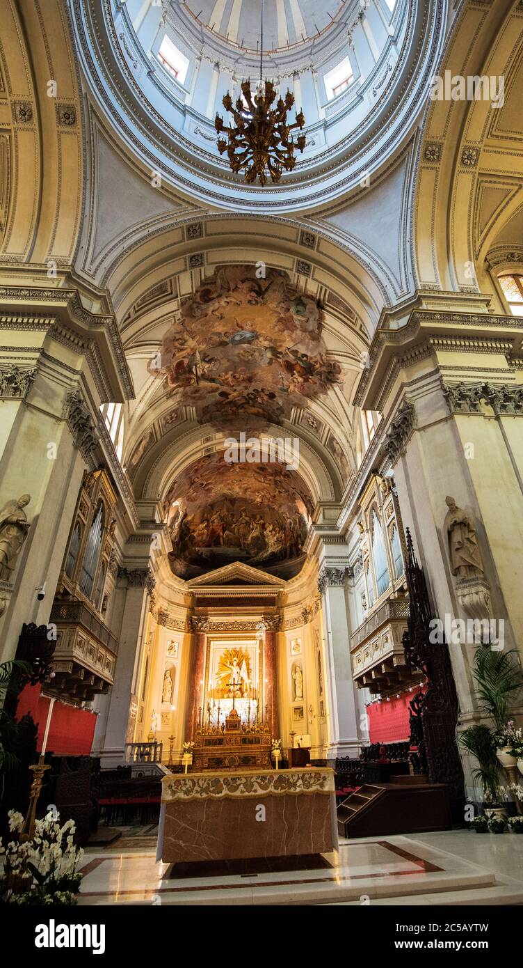 Palermo Cathedral Interior, it is most important architectural ...