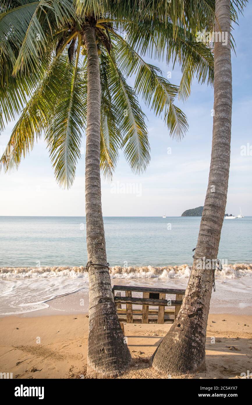 Beautiful tropical beach, Located Koh Mak Island , Thailand Stock Photo ...