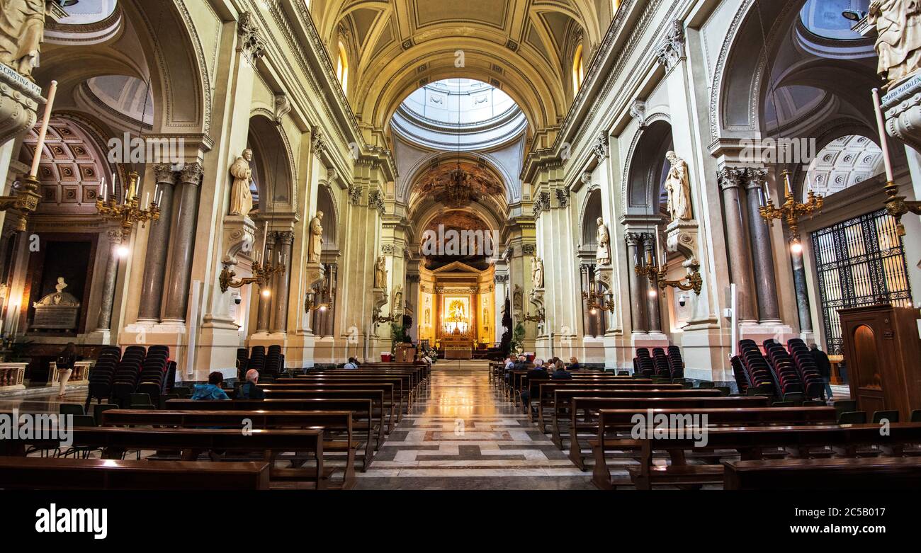 Palermo Cathedral Interior, it is most important architectural ...