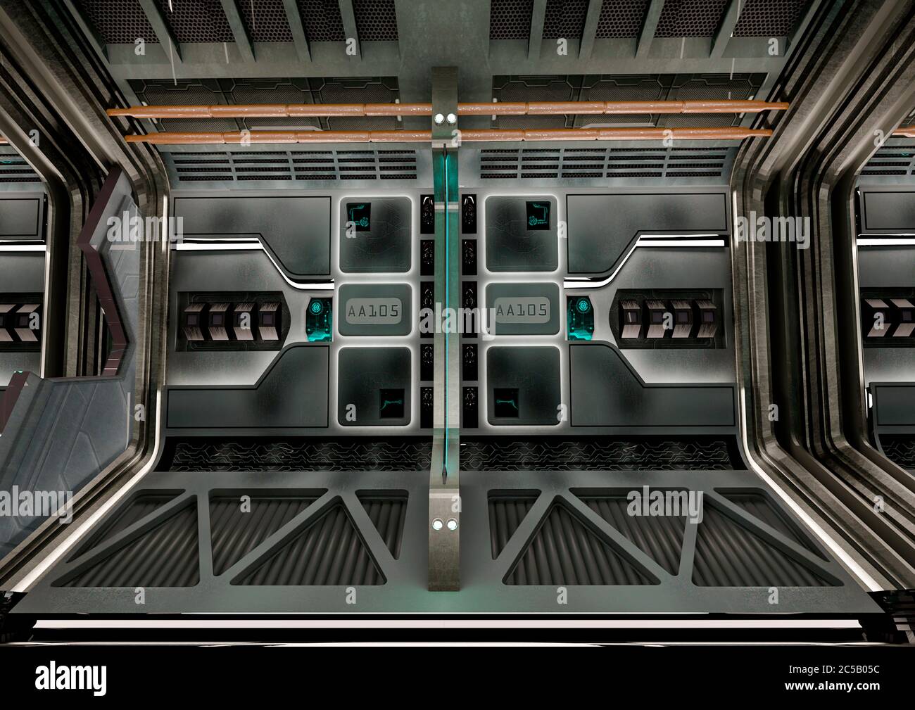 High tech corridor hi-res stock photography and images - Alamy