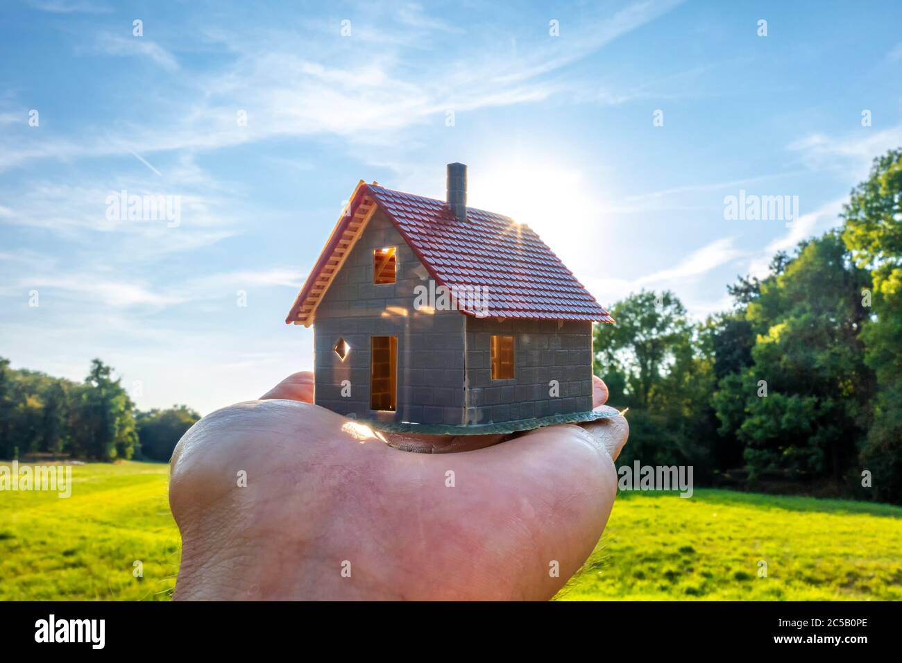 Dream of a new House Stock Photo - Alamy