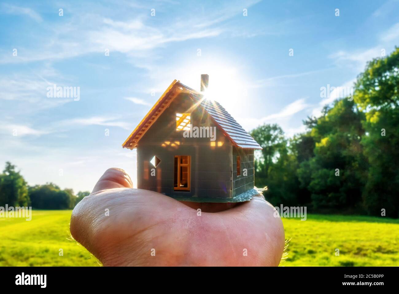 Dream of a new House Stock Photo - Alamy