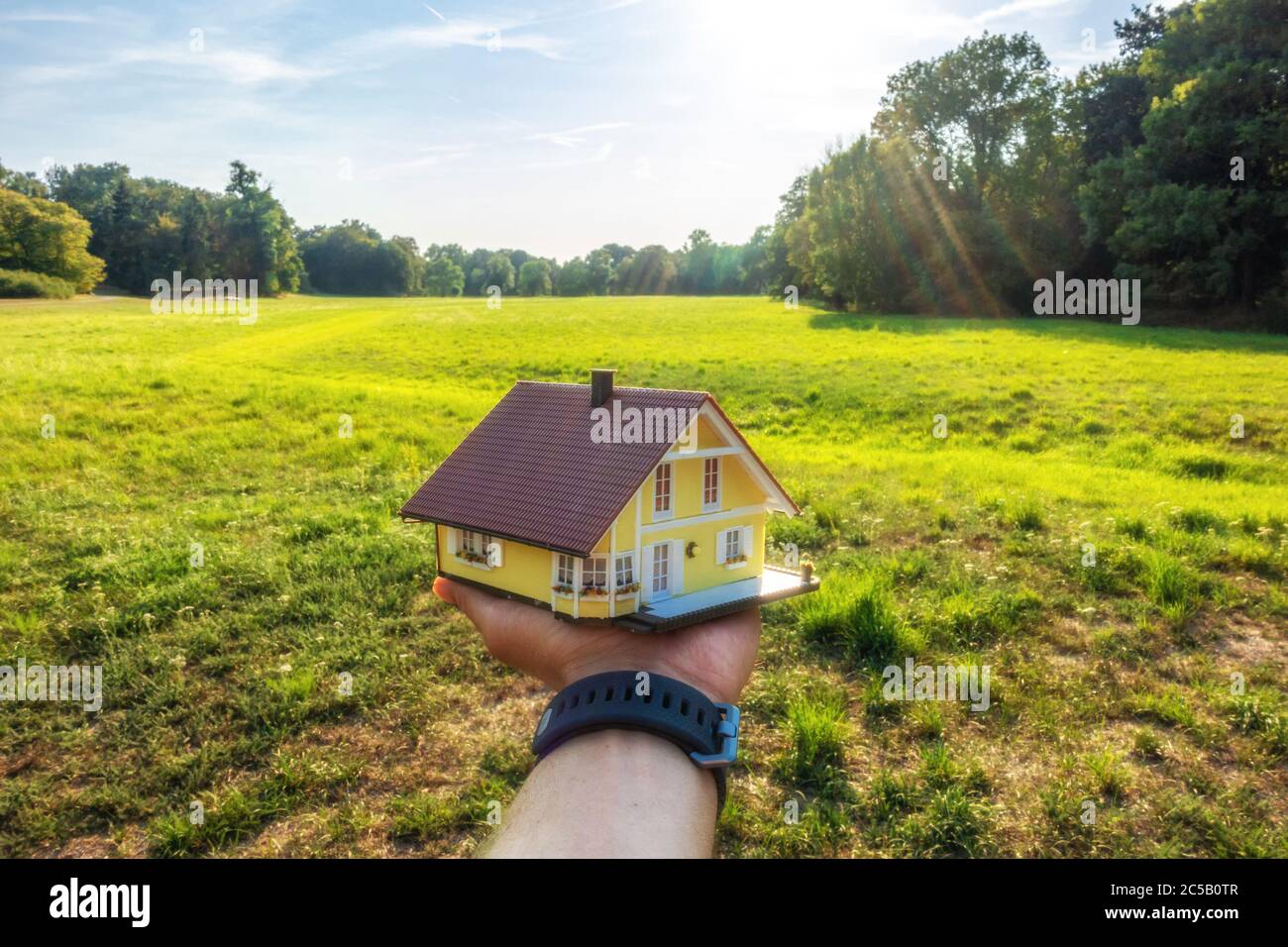 Dream of a new House Stock Photo - Alamy