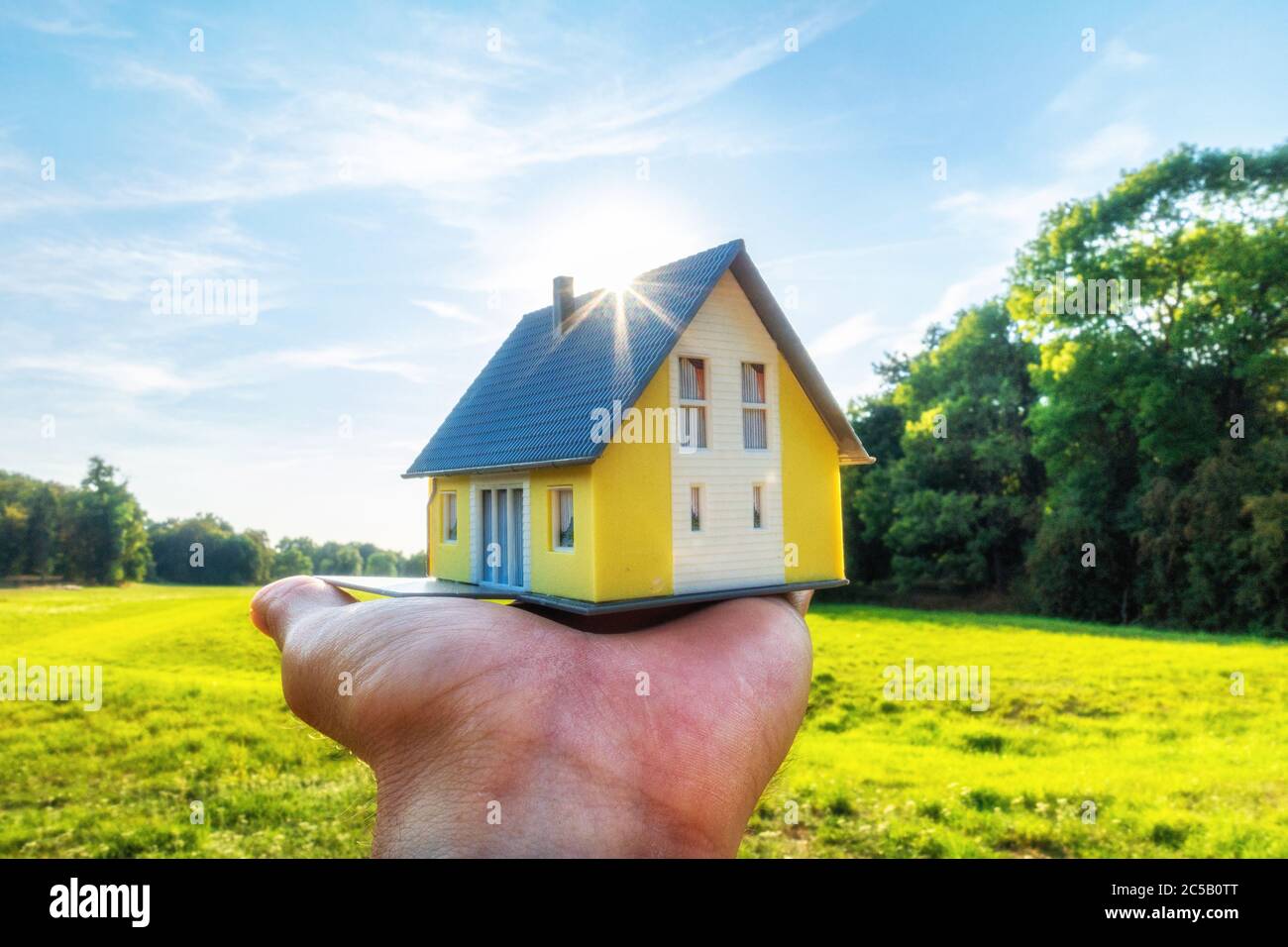 Dream of a new House Stock Photo - Alamy