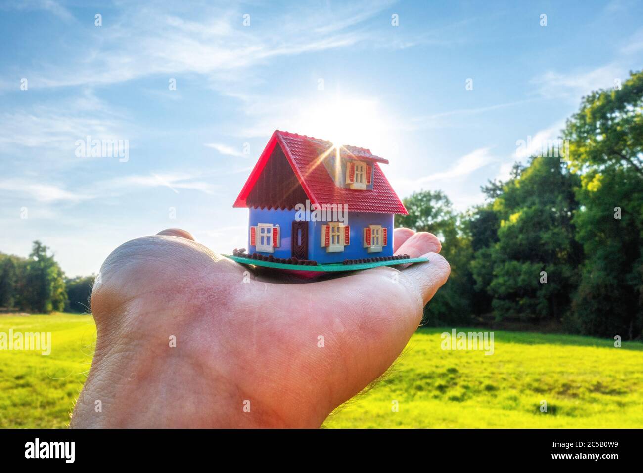 Dream of a new House Stock Photo - Alamy