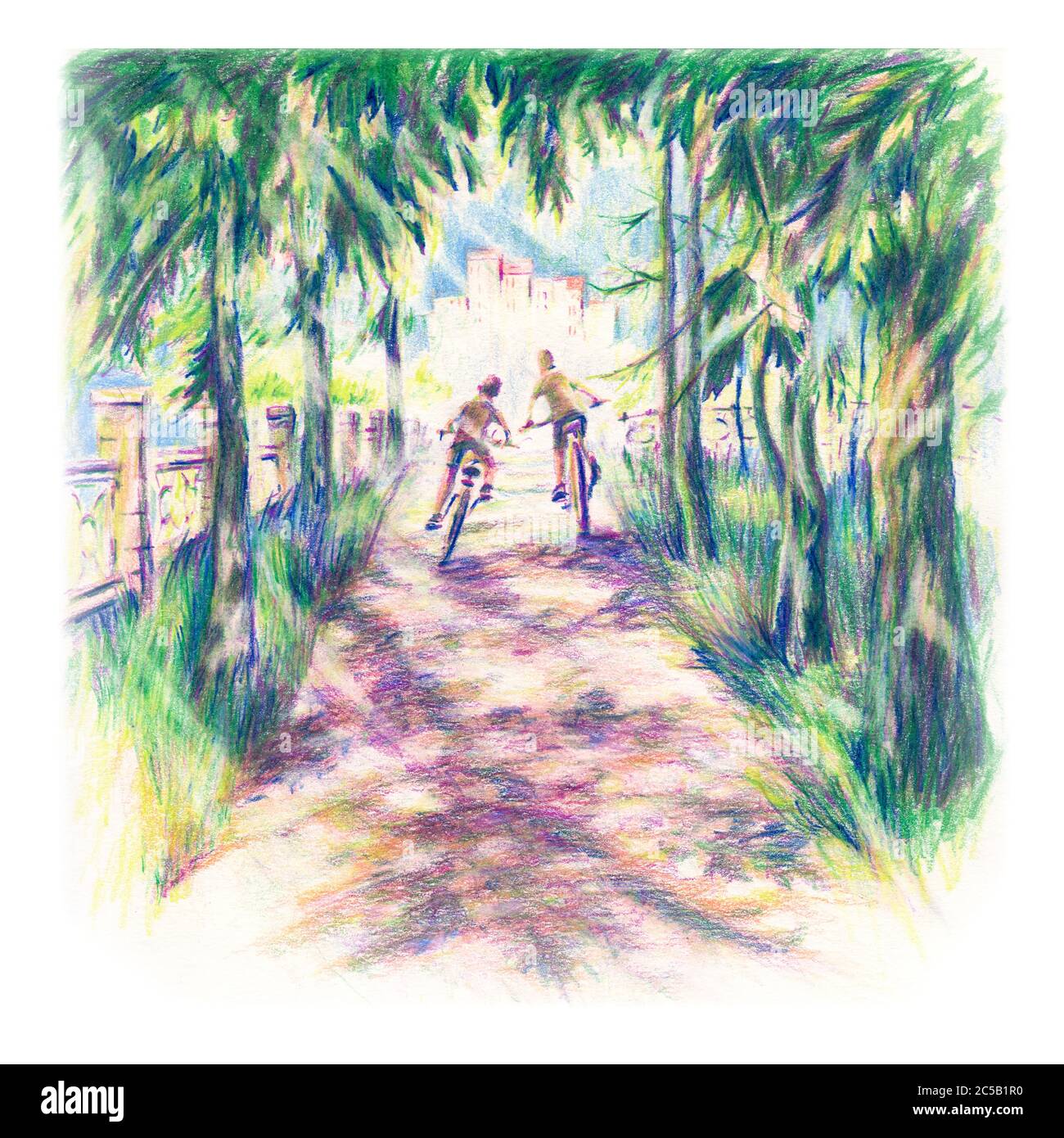 Young guy in the forest Cut Out Stock Images & Pictures - Alamy