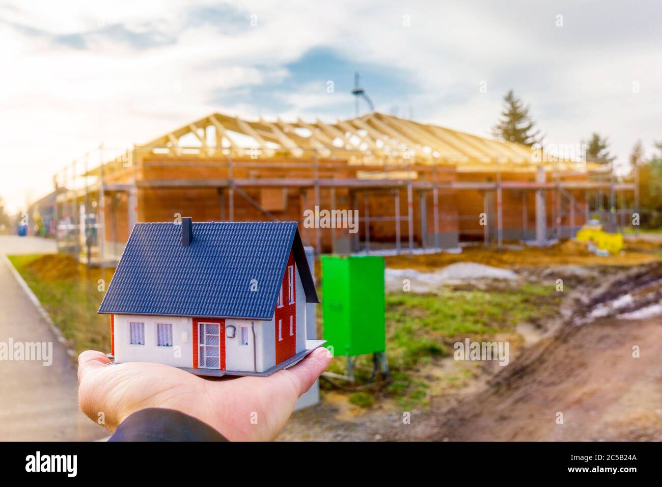 Dream of a new House Stock Photo - Alamy